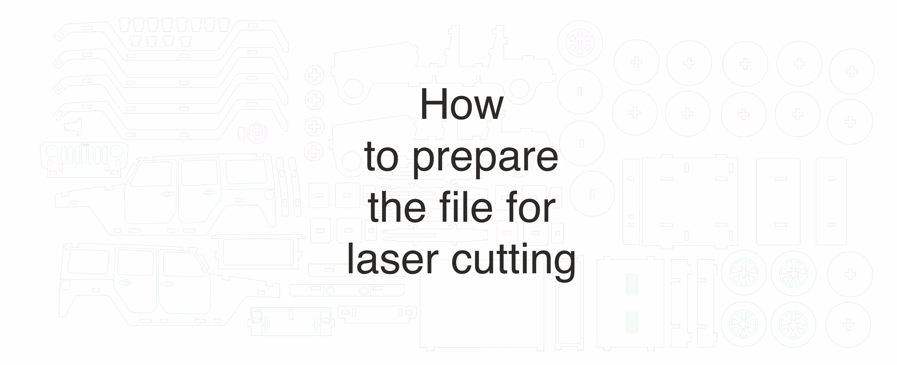 How to prepare the file for laser cutting – Vector Painter