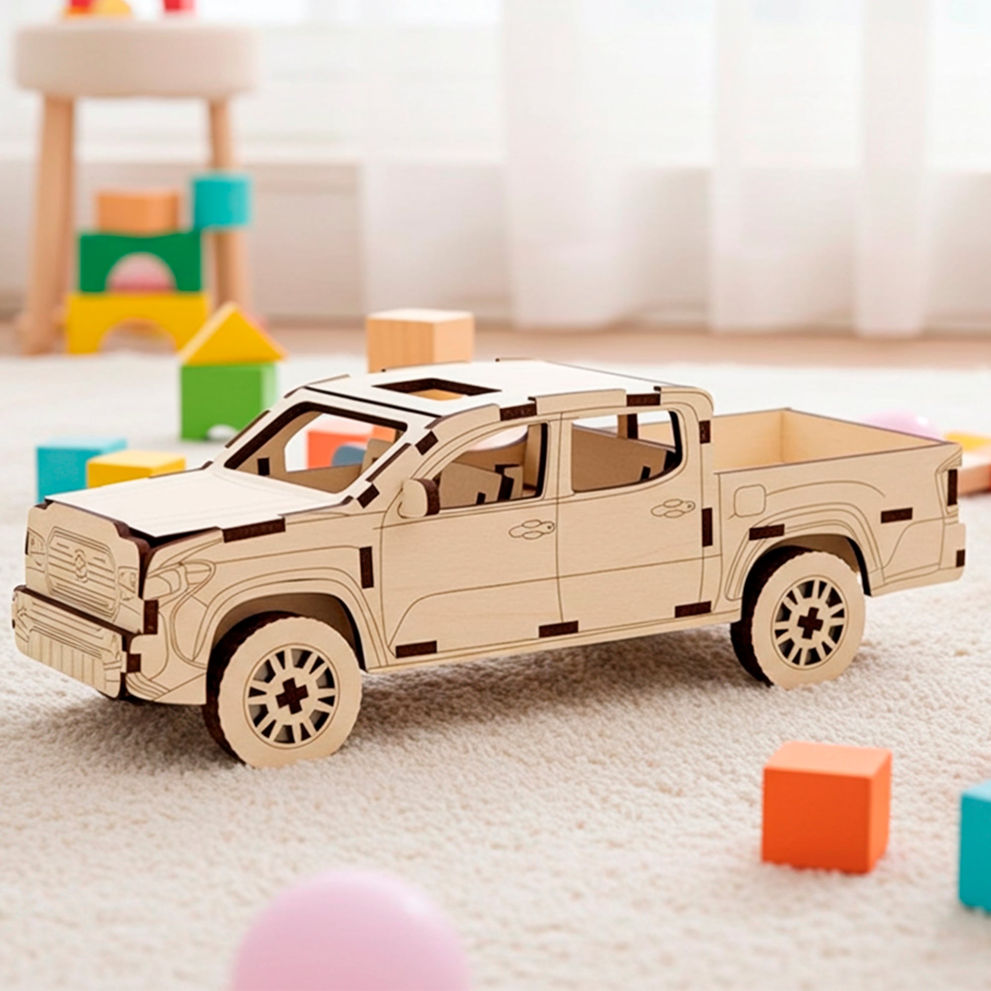 3d Plywood Car Model - Laser Cutting File – Vector Painter