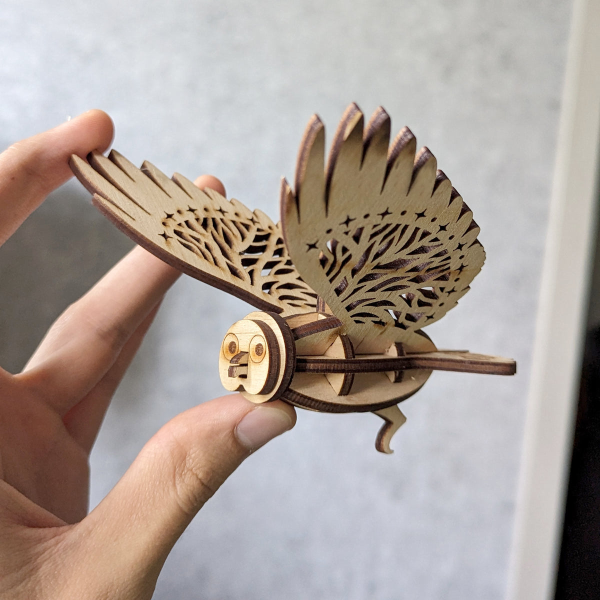 Owl Bird Ornament - Laser Cut File – Vector Painter