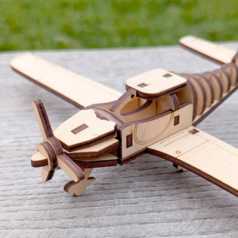 Light Airplane - Laser Cut File, Vector plan – Vector Painter