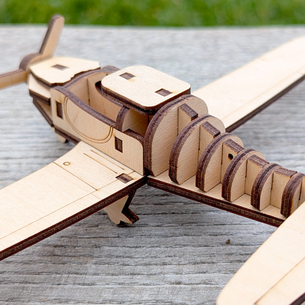 Light Airplane - Laser Cut File, Vector plan – Vector Painter