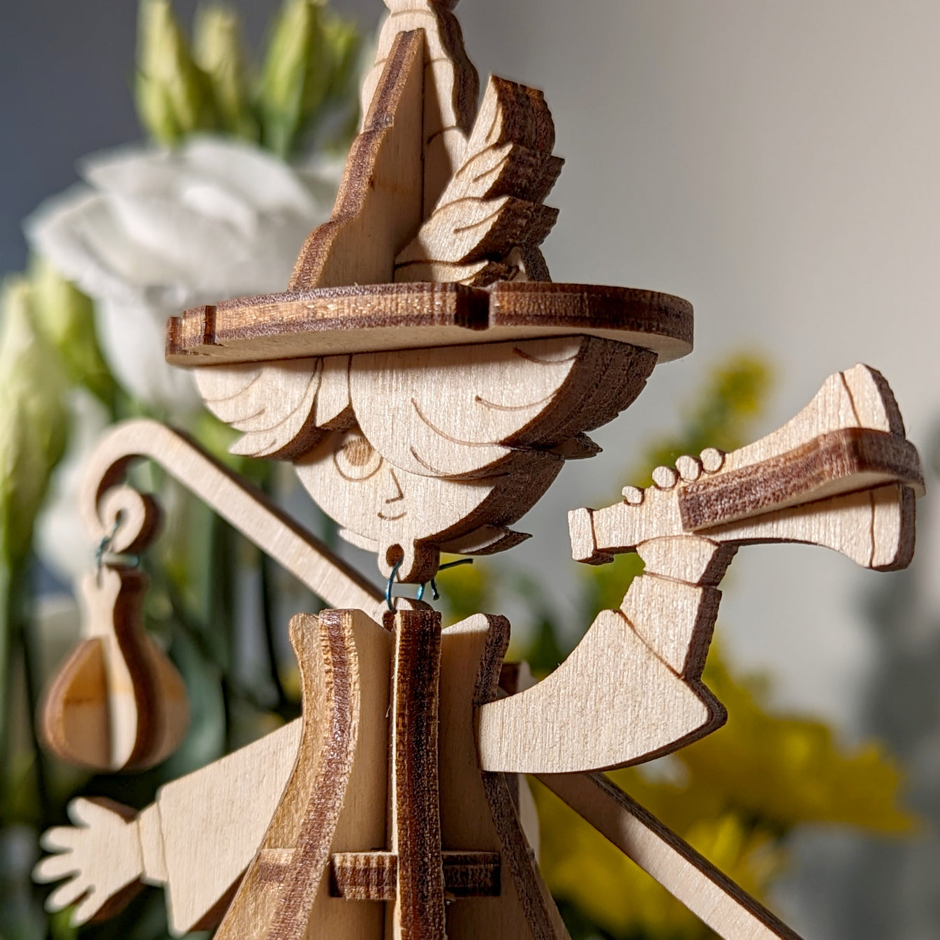 Bard Ornament - Laser Cut File, SVG Plan for Cutting Machines – Vector ...