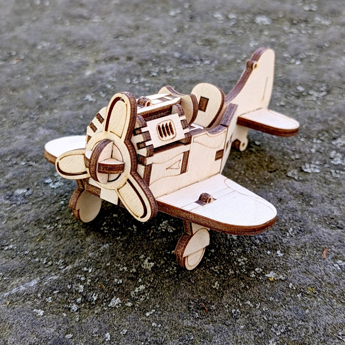 Cartoon Airplane - Laser Cut File, SVG Ready made Project – Vector Painter