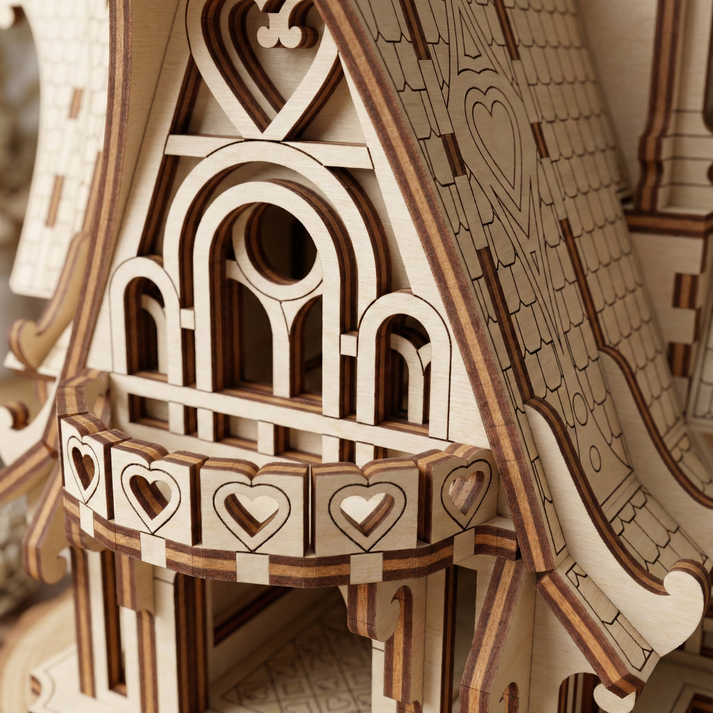 Card Castle Laser Cut Design | Wooden Castle SVG DXF Files – Vector Painter