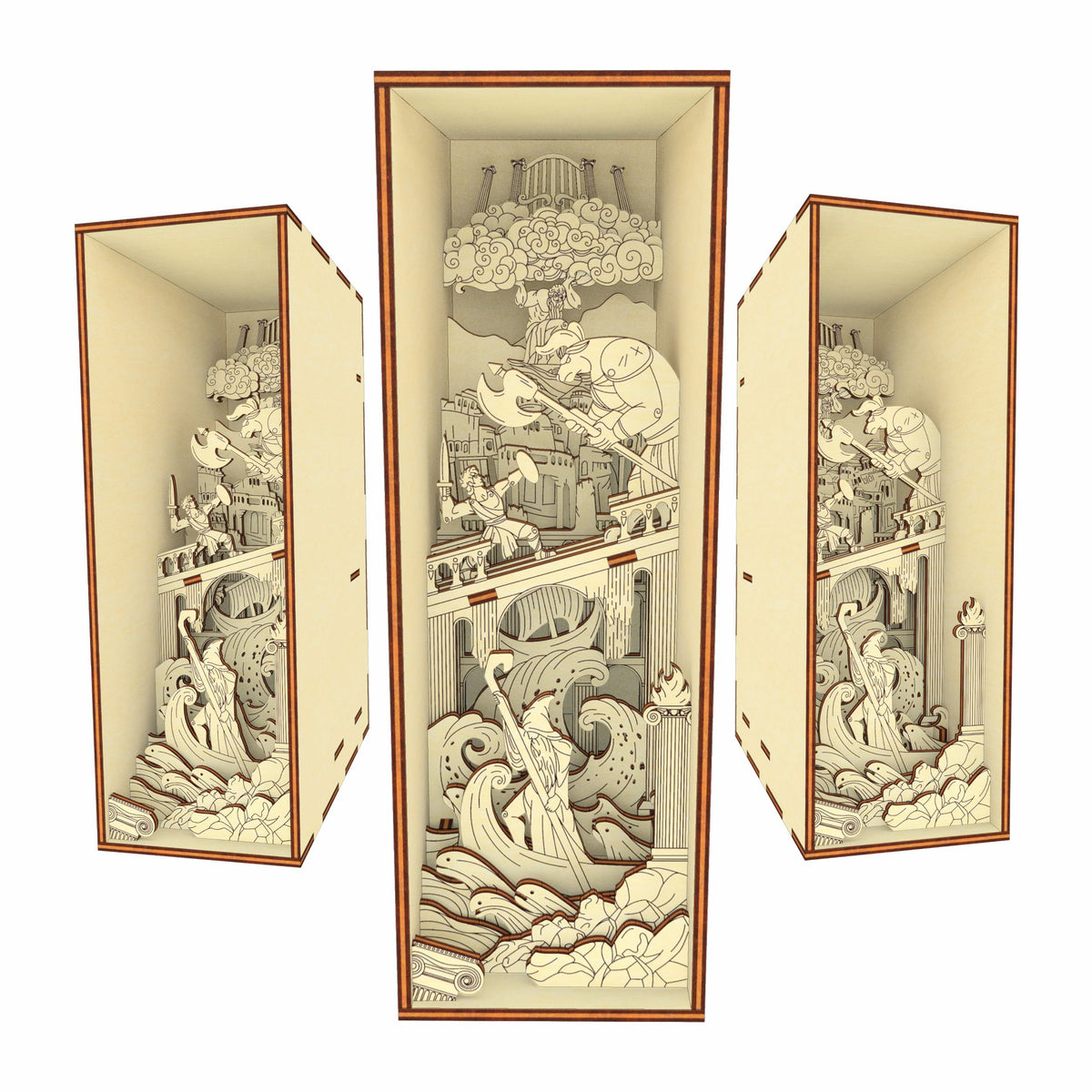 Greek Mythology Book Nook - Laser Cut File – Vector Painter