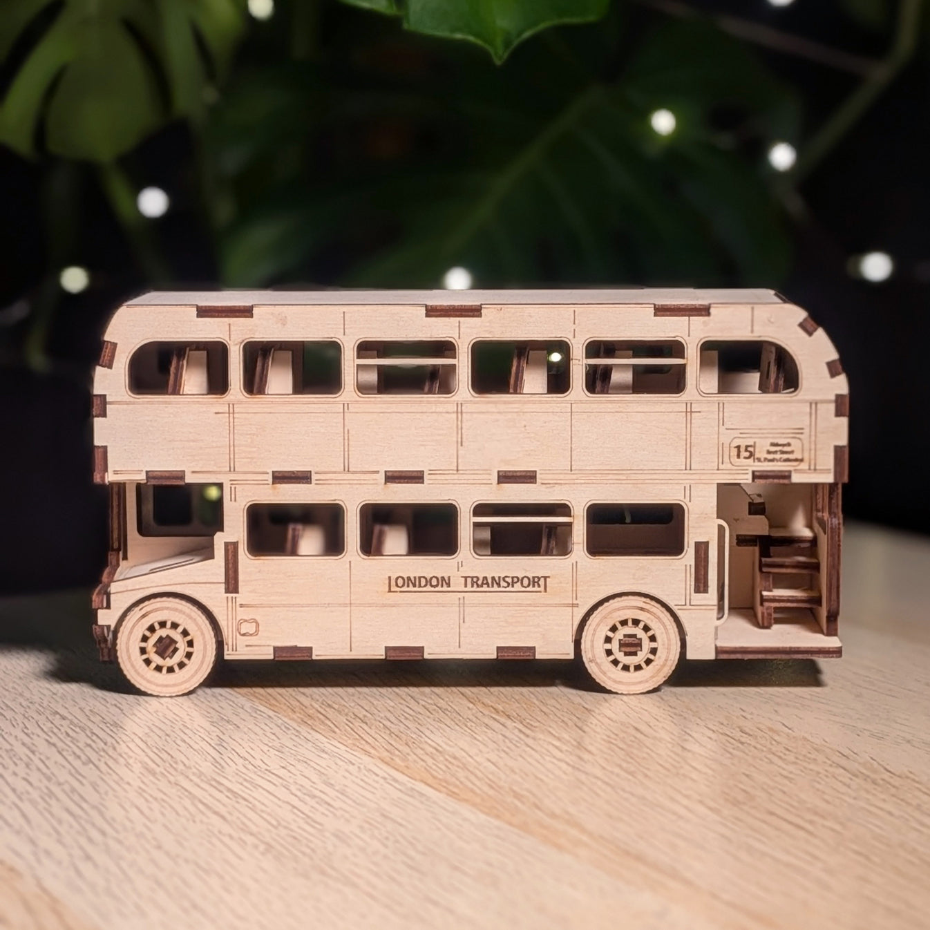 Double Decker London bus - 3d Laser Cut Project, Digital File – Vector ...