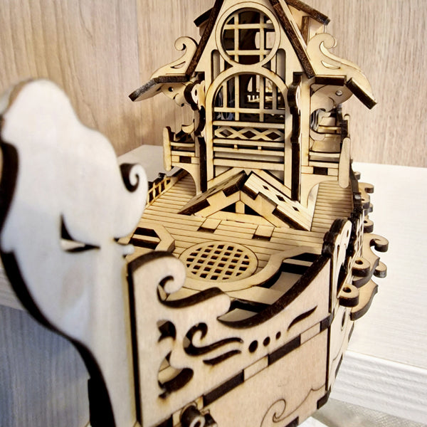 Fantasy Ship - Laser Cut File, Plywood Project for Cutting Machines ...