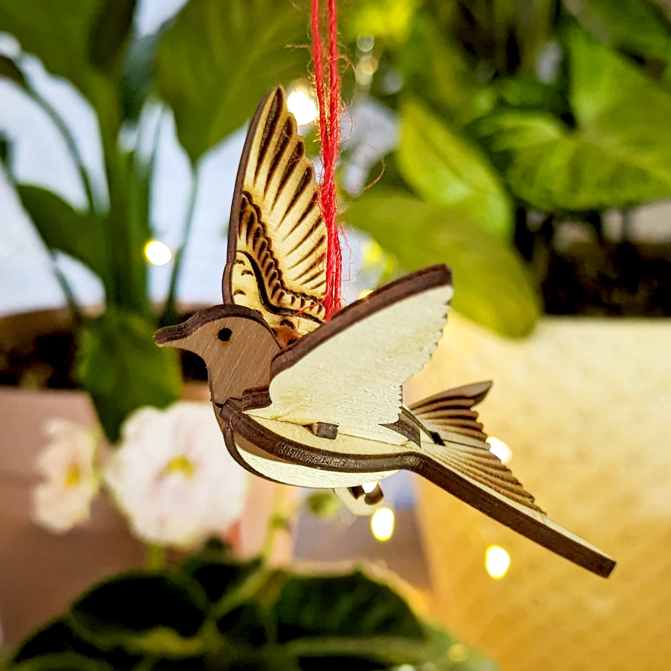 Laser Cut Bird Ornaments - Dove, Robin, Swallow, Blue Jay, and ...