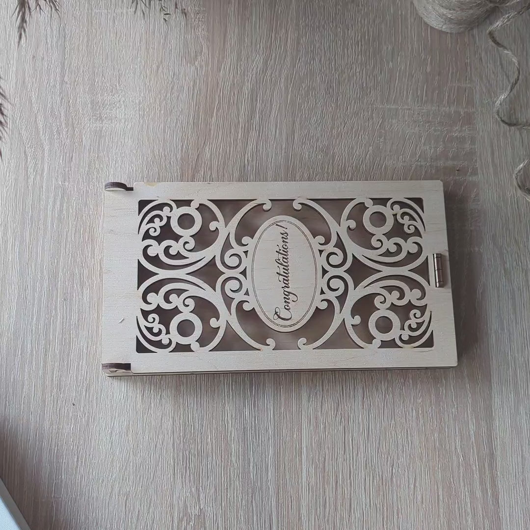 The Gift Envelope - Cash Box Laser Cut File – Vector Painter