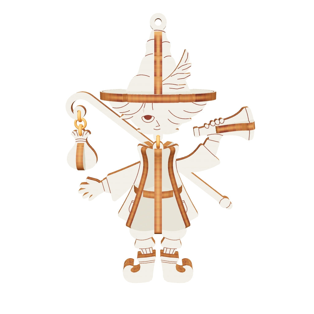 Bard Ornament - Laser Cut File, SVG Plan for Cutting Machines – Vector ...