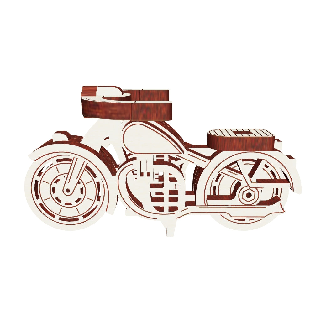 Motorbike Miniature - Laser Cut File – Vector Painter