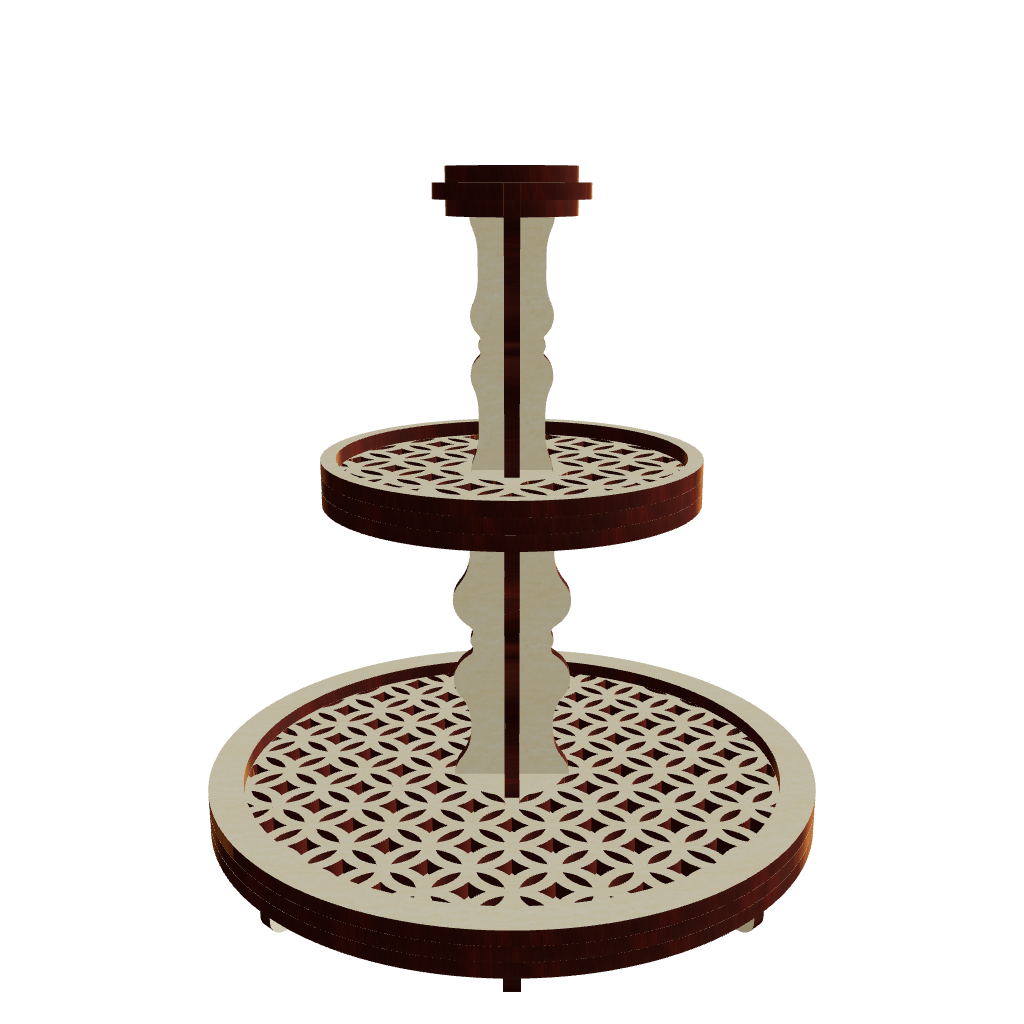 Round Tiered Tray – Vector Painter