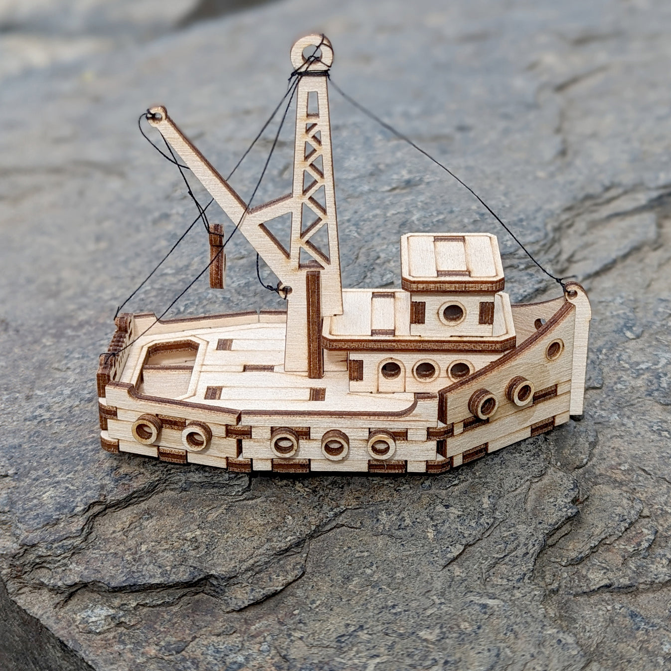 Fishing Ship - Laser Cutting Project, SVG File – Vector Painter