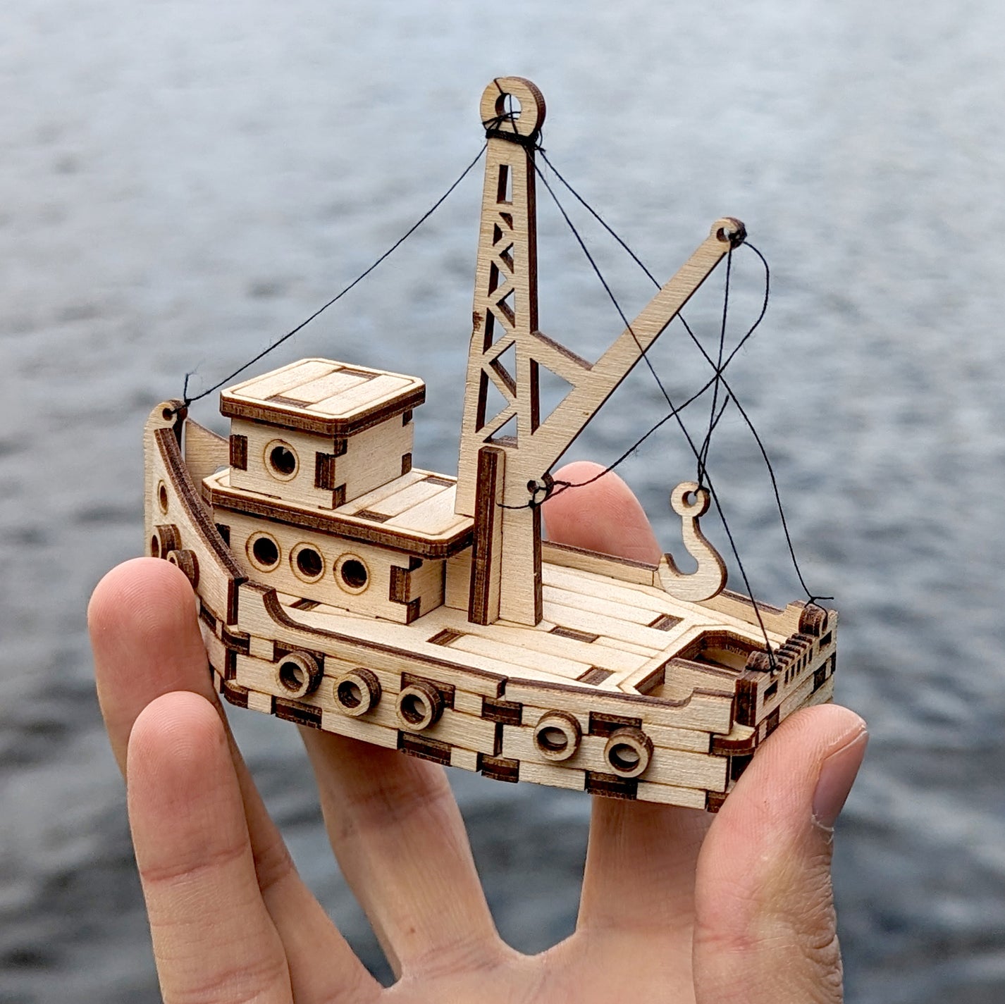 Fishing Ship - Laser Cutting Project, SVG File – Vector Painter