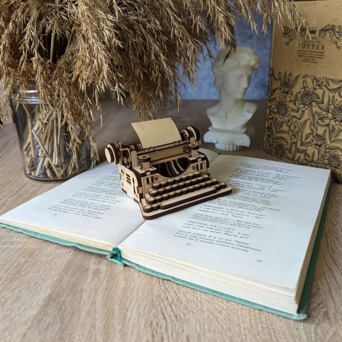 Typewriter miniature - Laser Cut File, Ready made plywood project ...