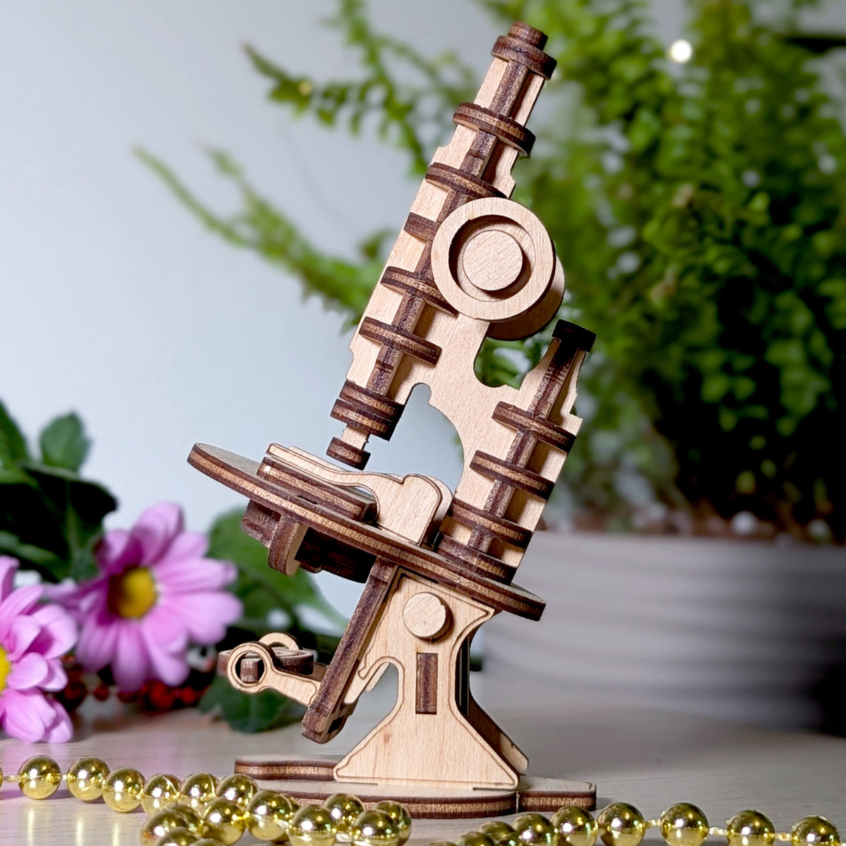 Microscope Miniature Science Project for Laser Cutting – Vector Painter