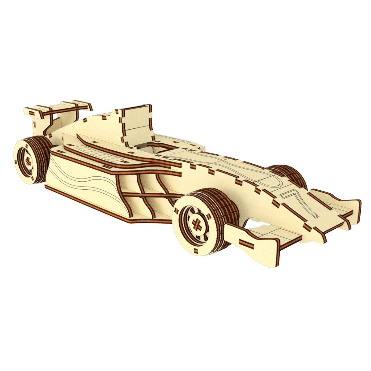 Race Car Model - Laser Cut File, Digital Plan – Vector Painter