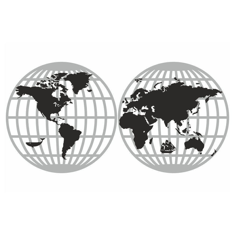 Round World Map – Vector Painter