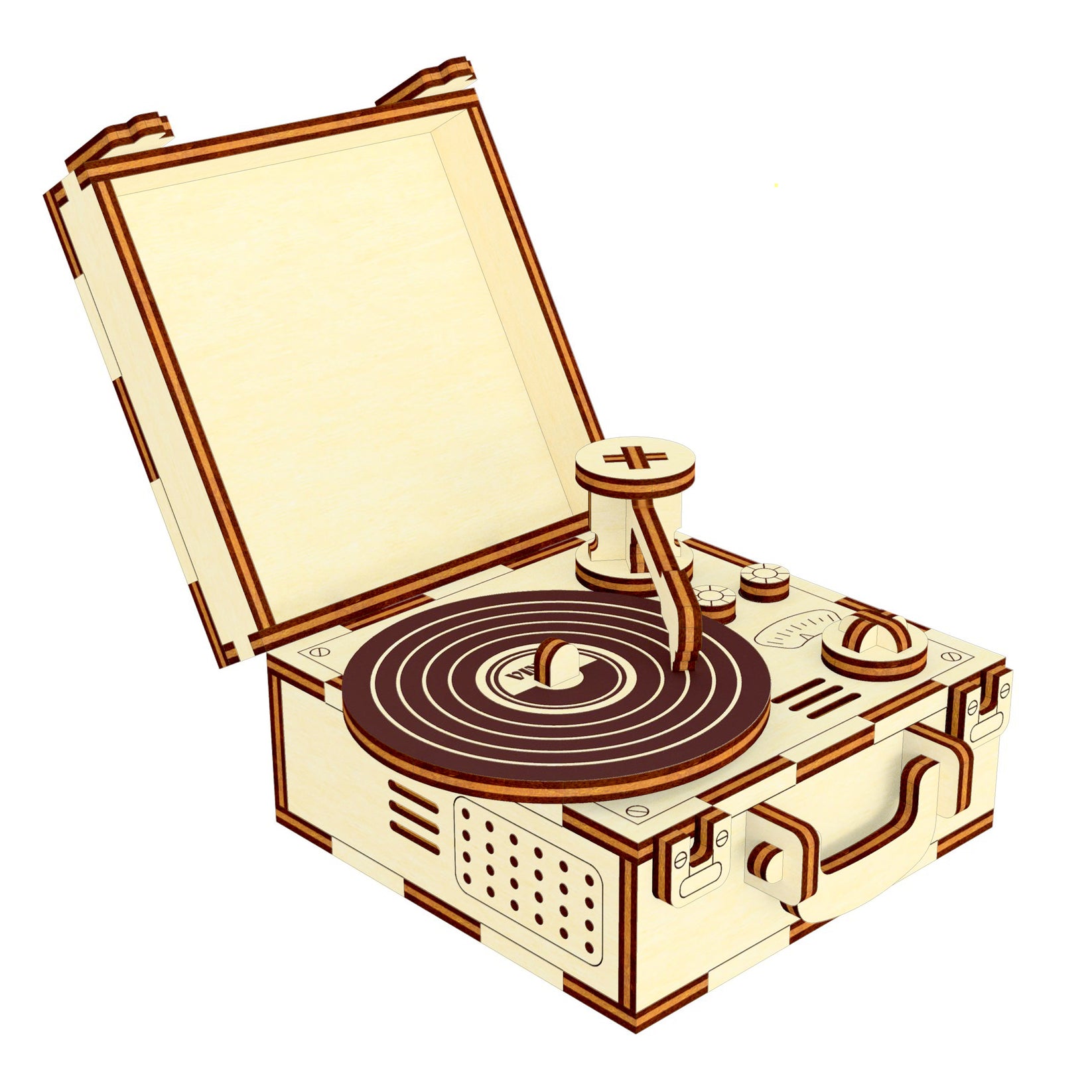 Vinyl Retro Recorder - Laser Cut File – Vector Painter