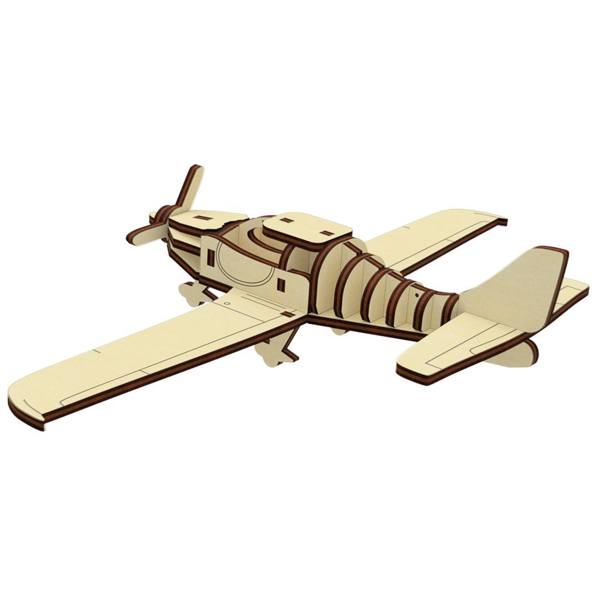 Light Airplane - Laser Cut File, Vector plan – Vector Painter