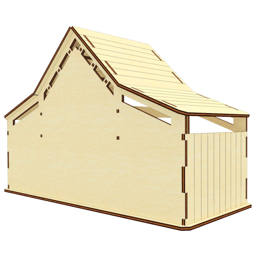 Nativity barn - Laser Cut File – Vector Painter