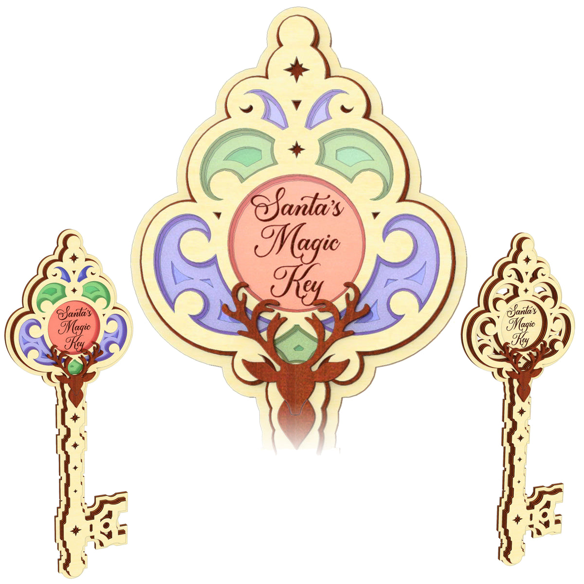 Santa's Magic Key - Laser Cut File – Vector Painter